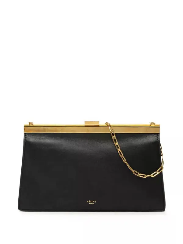 Celine 2018 Small Smooth Calfskin Clasp Shoulder Bag