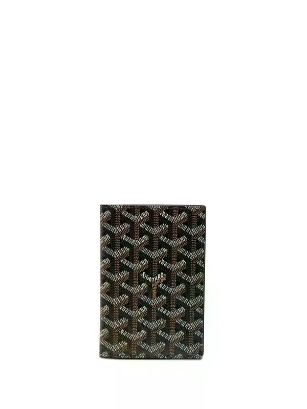 Goyard 2019 "chevrons" Passport Cover - Black