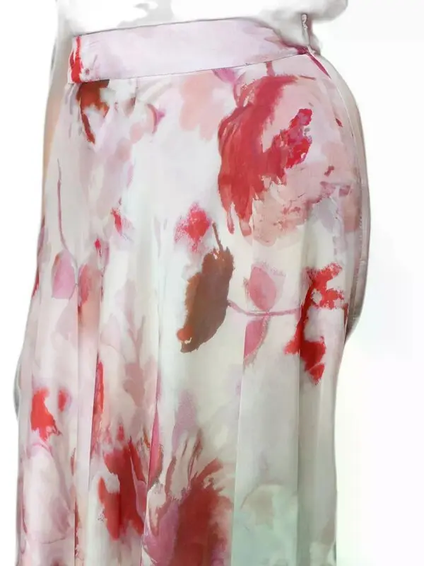 HANITA Floral-print Chiffon Skirt