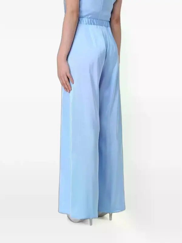 HANITA Crepe Wide-leg Trousers