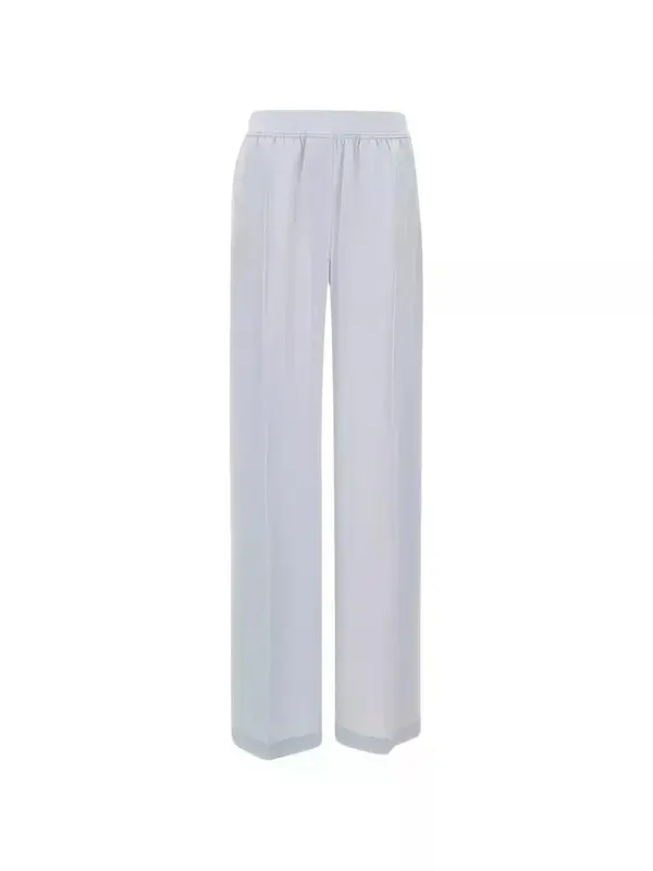 BOSS Pressed-crease Wide-leg Trousers