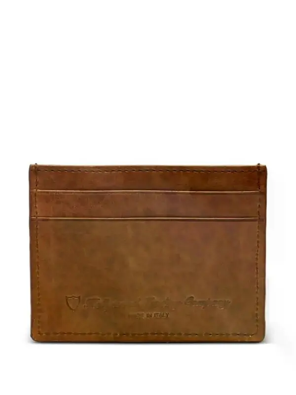 HTC LOS ANGELES Sun Stud-embellished Leather Card Holder