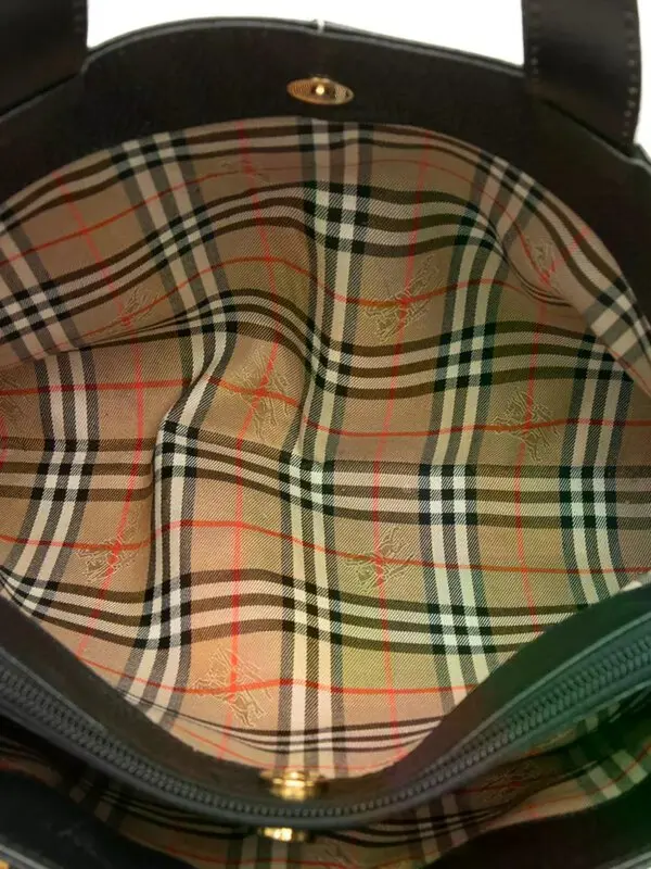 Burberry 20th Century Leather Tote Bag