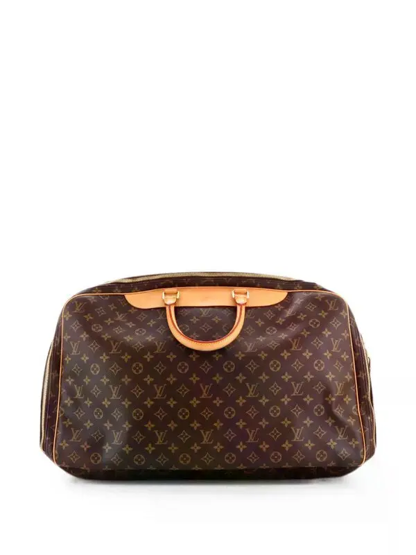 LOUIS VUITTON Alize Bag Monogram Canvas 2 Poches Travel Bag