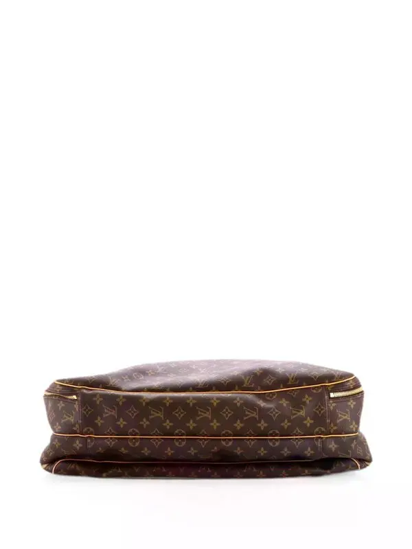 LOUIS VUITTON Alize Bag Monogram Canvas 2 Poches Travel Bag