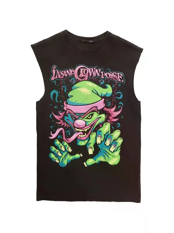 HTC LOS ANGELES Insane Clown Posse Studded Tank Top - Black