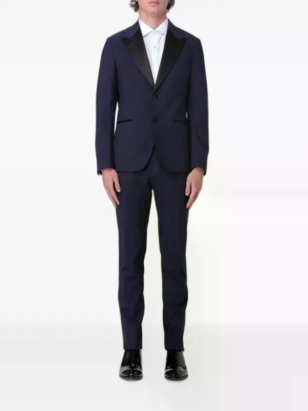 Eleventy Single-breasted Peak-lapel Suit