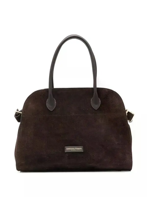 ADRIANNA FERETTI Suede Tote Bag