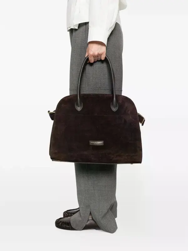 ADRIANNA FERETTI Suede Tote Bag