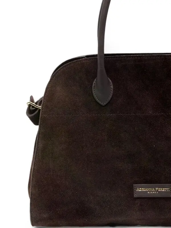 ADRIANNA FERETTI Suede Tote Bag