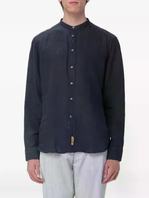 B.D.BAGGIES Band-collar Long-sleeve Shirt