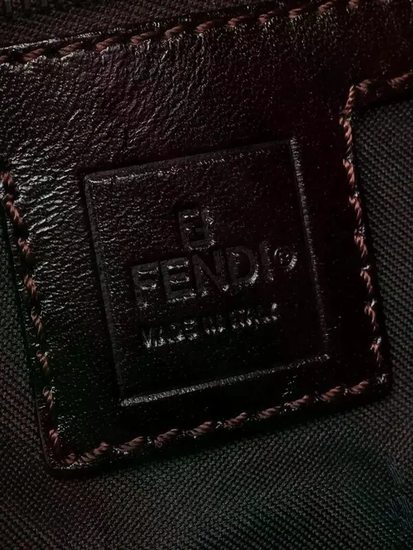 Fendi 1990-2005 Zucca Canvas Mamma Forever Shoulder Bag