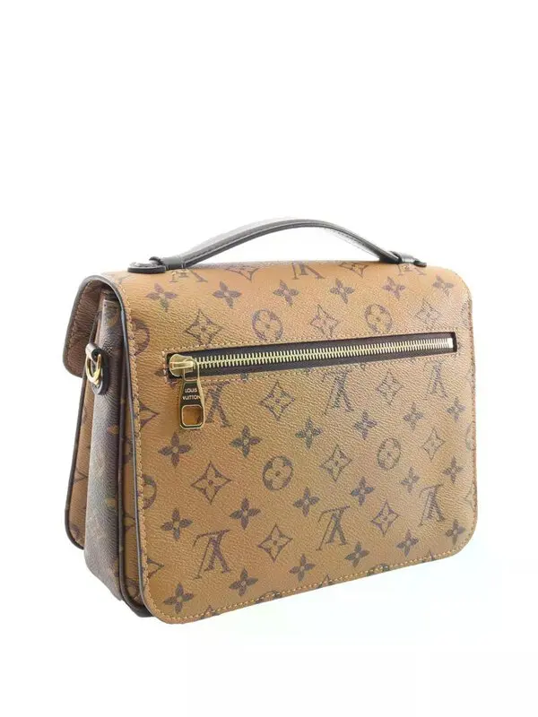 LOUIS VUITTON 2000-2026 Monogram Reverse Pochette Metis Satchel