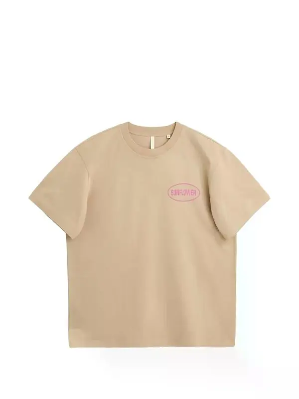 SUNFLOWER Easy Hours Logo-print T-shirt