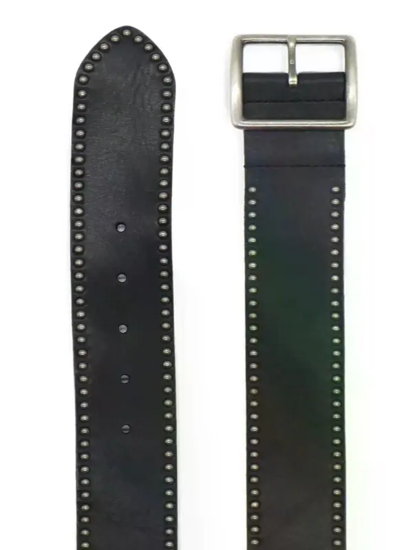 HTC LOS ANGELES Stud-embellished Leather Belt