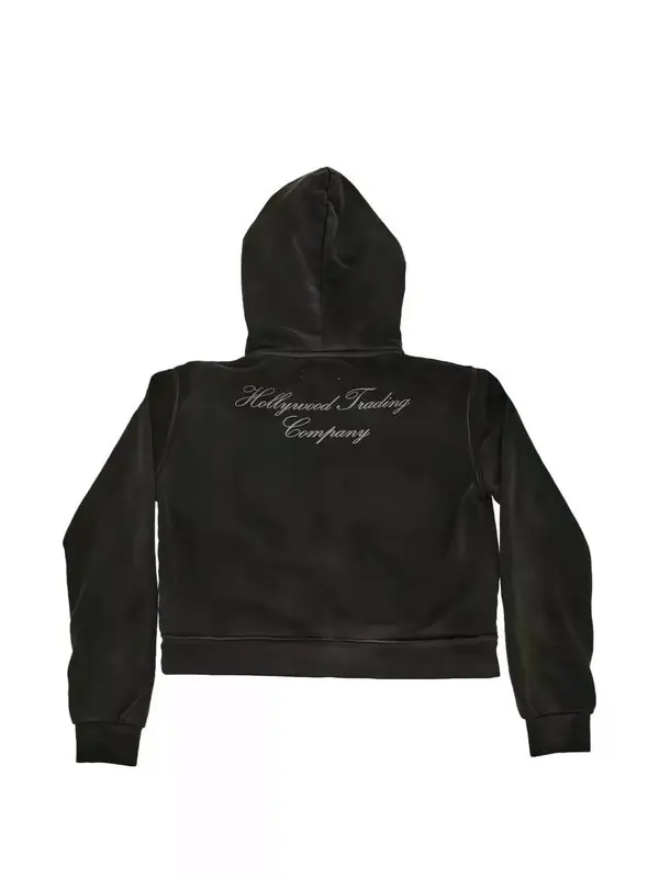 HTC LOS ANGELES Logo Embroidered Zip-up Hoodie