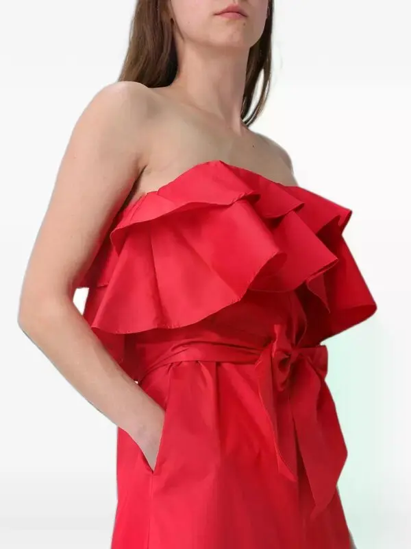 HANITA Ruffled Bow-detail Dress