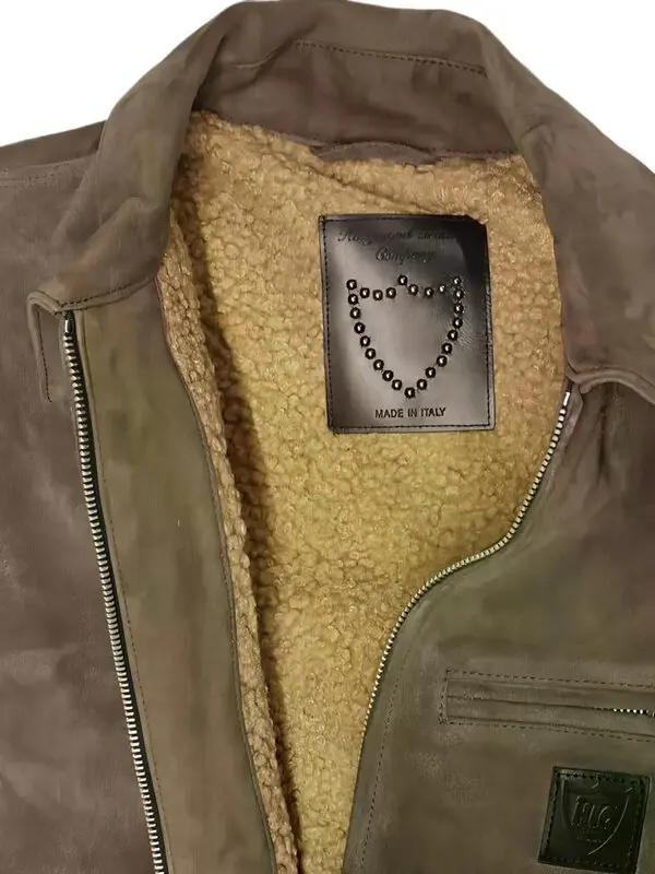 HTC LOS ANGELES Zip-up Suede Jacket