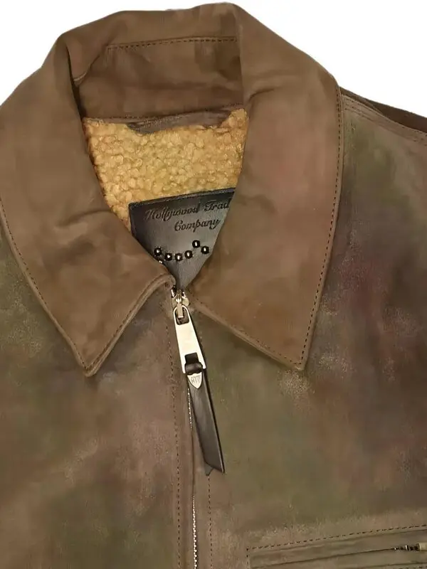HTC LOS ANGELES Zip-up Suede Jacket