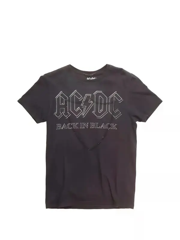 HTC LOS ANGELES Ac/dc Graphic-print T-shirt - Black