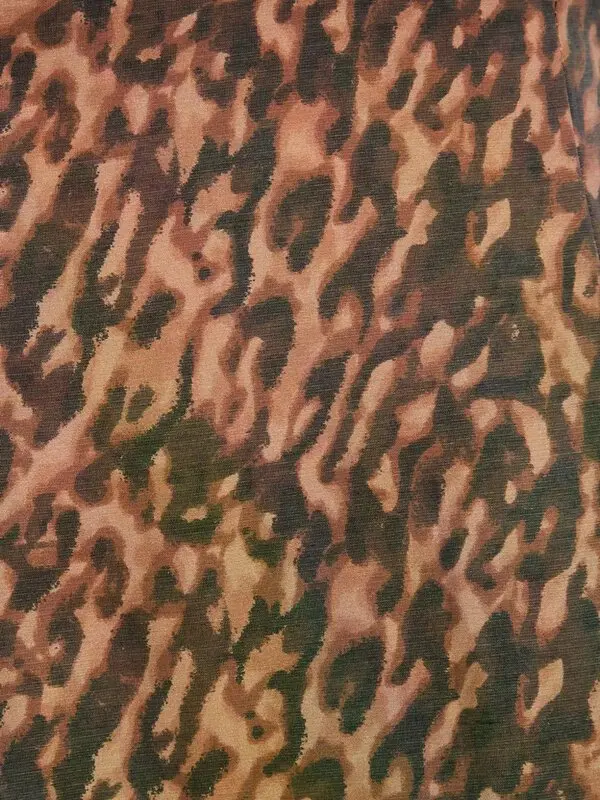 Bardot Marcello Leopard-print Sweetheart Neck Mini Dress - Brown