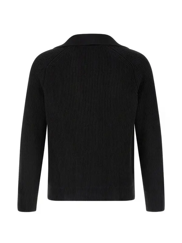 RIVIERA Ribbed Polo Sweater