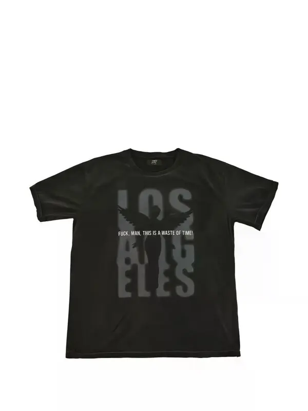 HTC LOS ANGELES Graphic-print T-shirt - Black