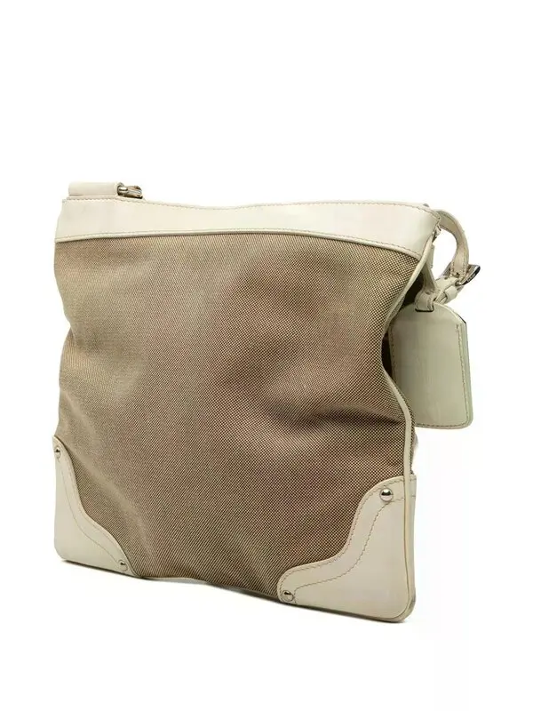 Prada 2010-2026 Canvas Canapa Logo Crossbody Bag
