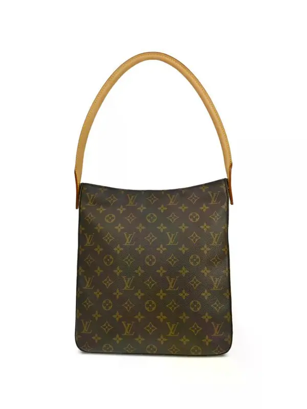 LOUIS VUITTON 2004 Looping Gm Monogram Canvas Shoulder Bag - Brown