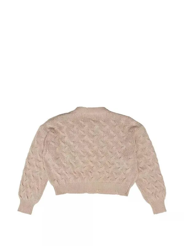 HTC LOS ANGELES Braided Cable-knit Sweater