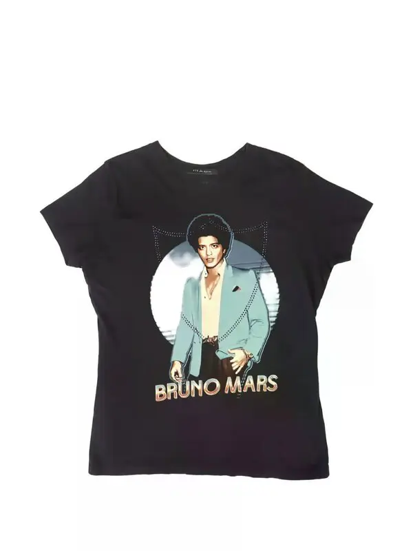 HTC LOS ANGELES Bruno Mars Studded-logo T-shirt