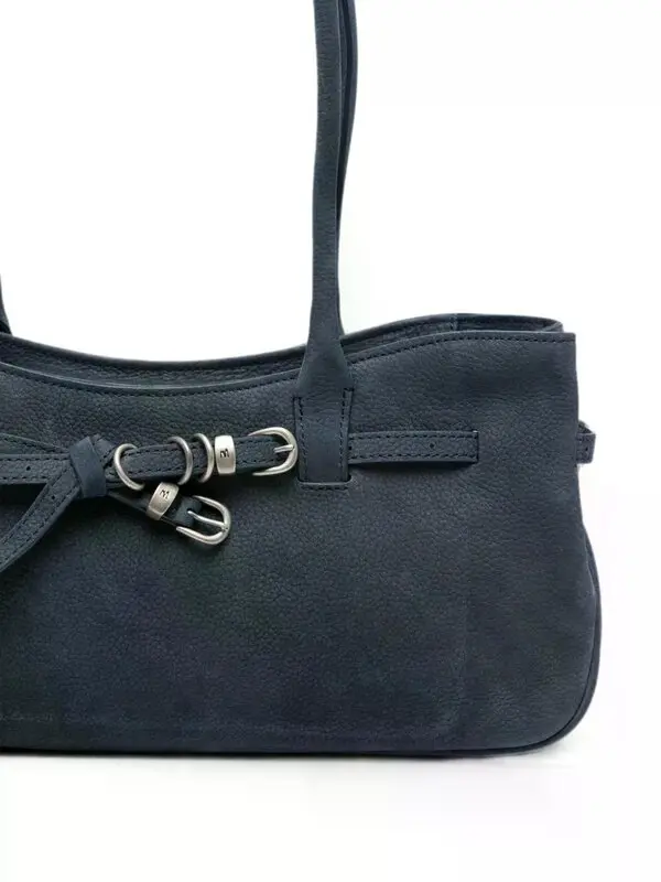 MARGESHERWOOD Belted Shoulder Bag - Blue