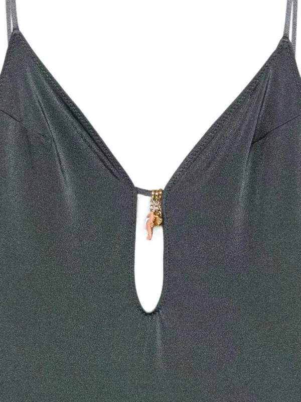 MC2 SAINT BARTH Crunchy Charm-embellished Cut-out Swimsuit