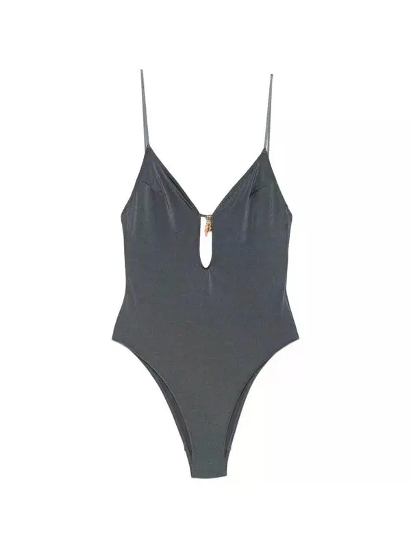 MC2 SAINT BARTH Embellished Cut-out Swimsuit - Blue