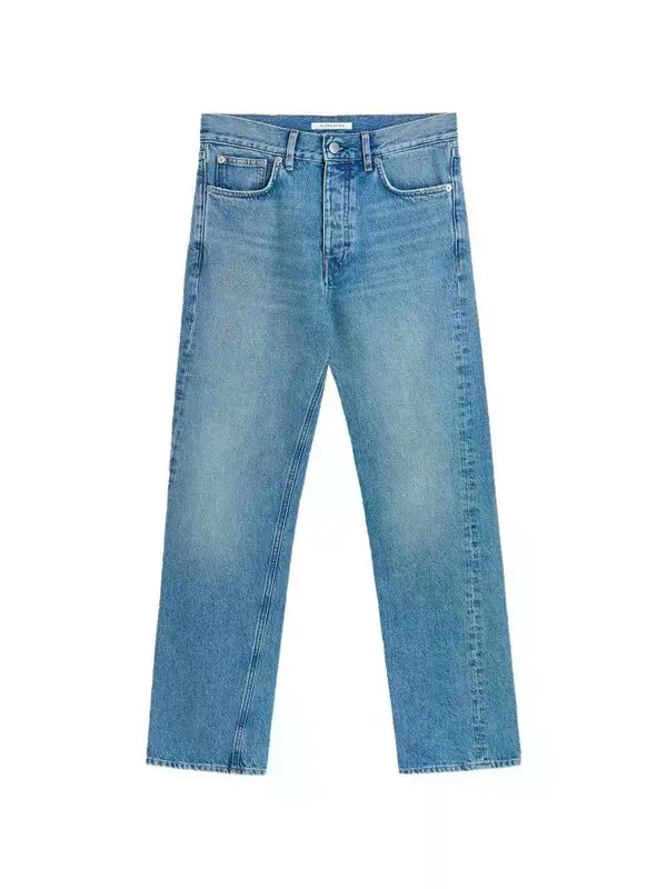 SUNFLOWER Straight Twist Logo-patch Jeans