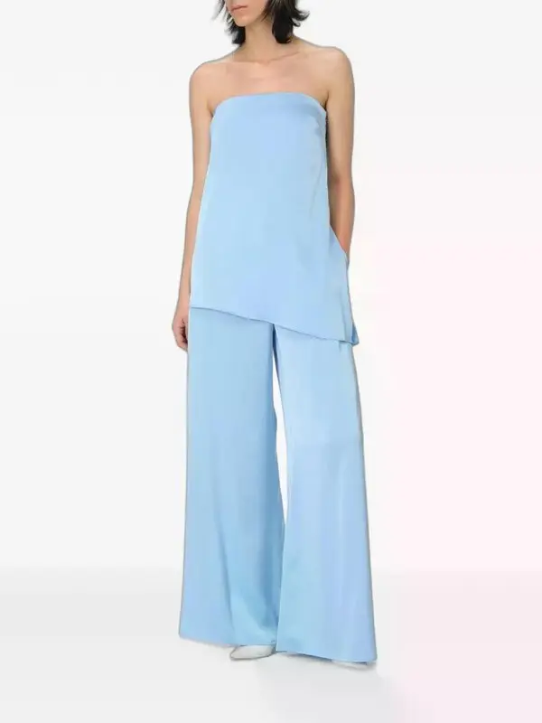 HANITA Asymmetric Strapless Top