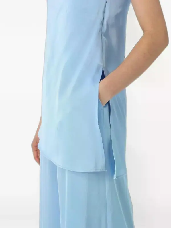 HANITA Asymmetric Strapless Top