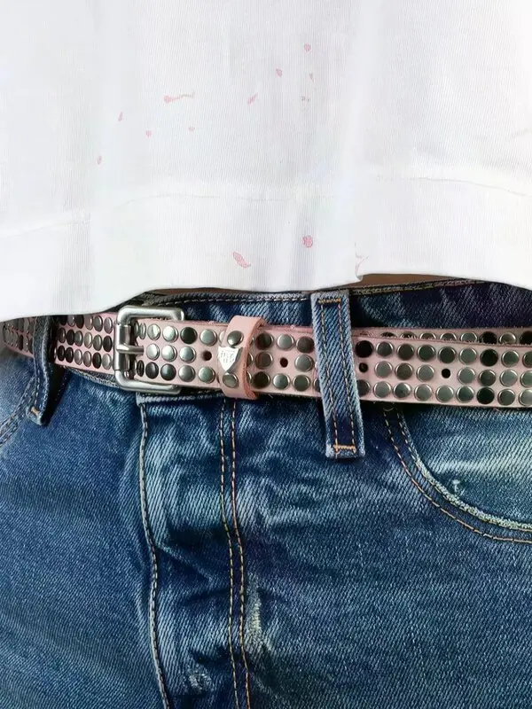 HTC LOS ANGELES Studded Leather Belt