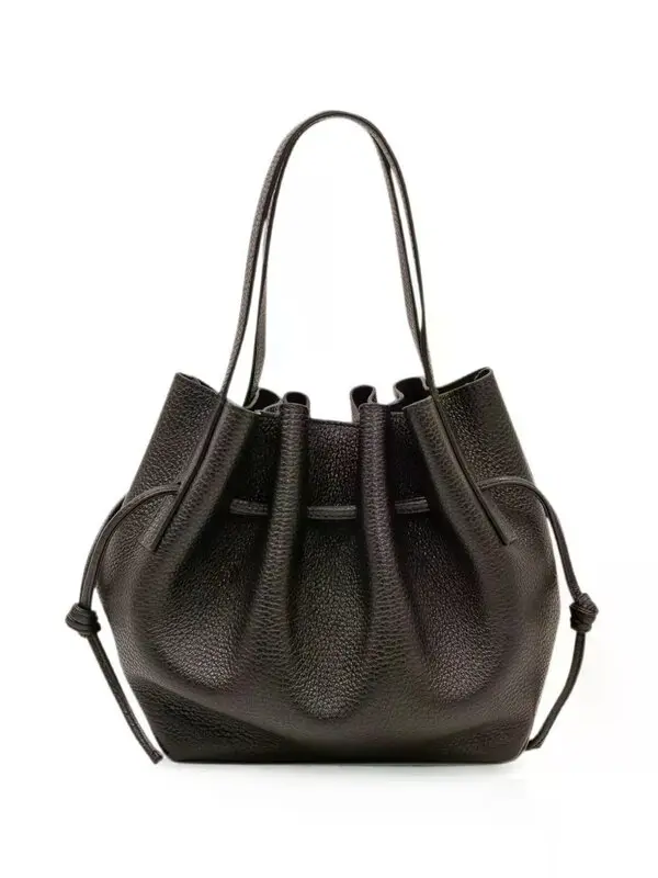 Yuzefi Mini Scallop Pebble-leather Tote Bag