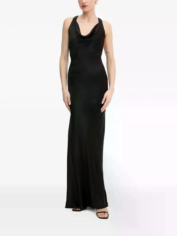 Bardot Anouk Cowl-neck Backless Maxi Dress