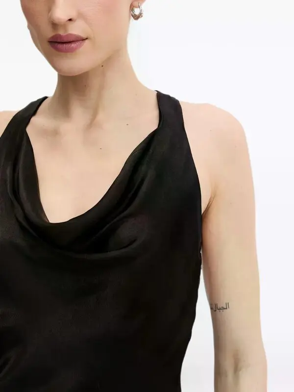 Bardot Anouk Cowl-neck Backless Maxi Dress