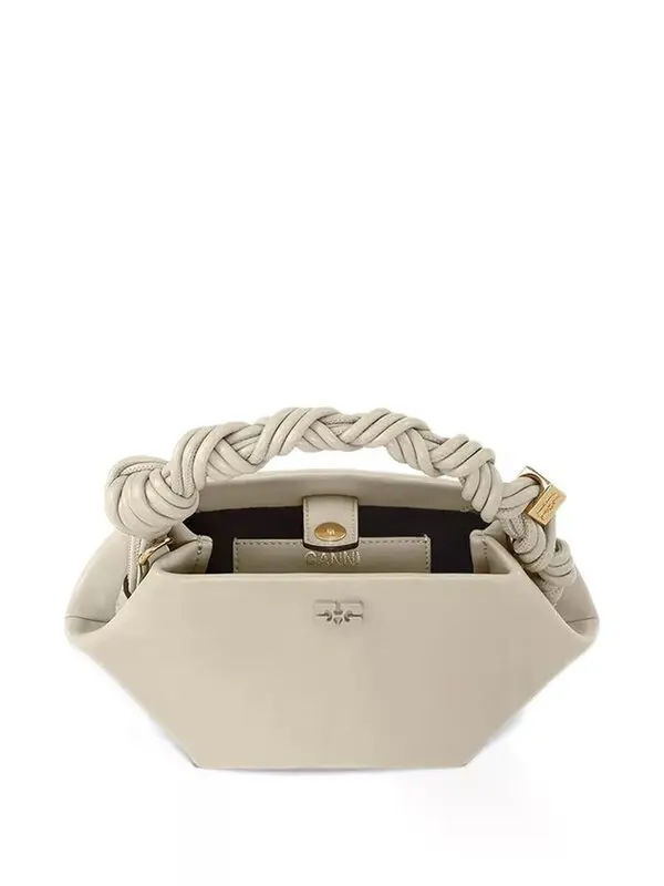 GANNI Small Bou Tote Bag - Grey