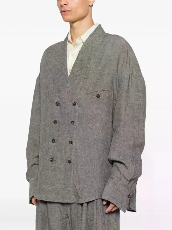 ZIGGY CHEN Prince Of Wales Double-breasted Jacket