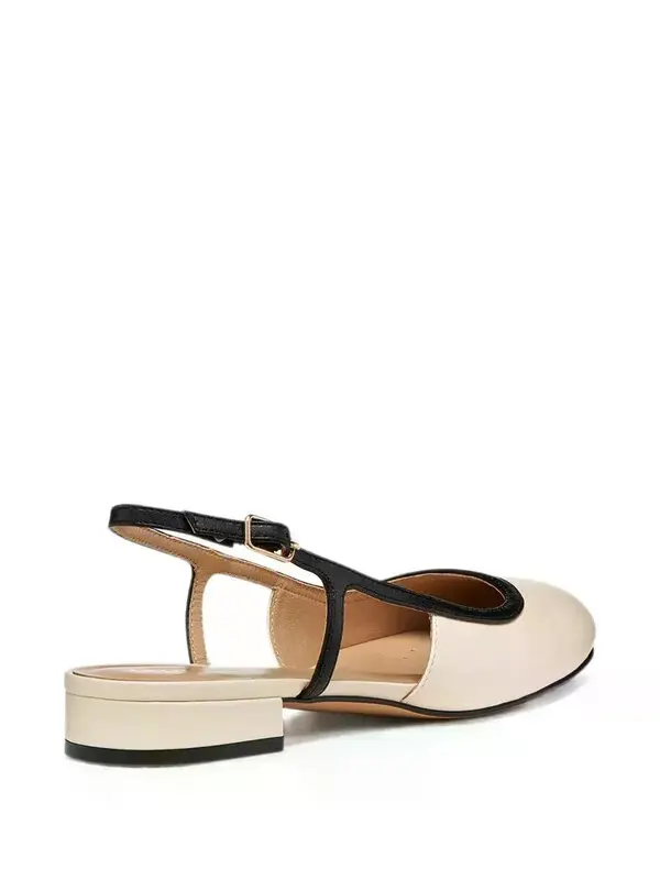 Geox Virnilisa B Slingback Contrast-trim Ballet Flats