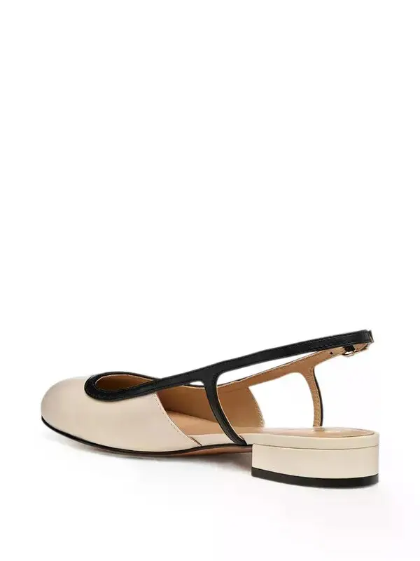 Geox Virnilisa B Slingback Contrast-trim Ballet Flats