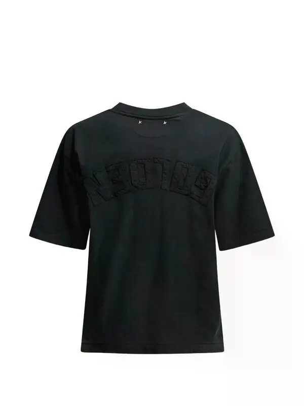 GOLDEN GOOSE Logo Appliqué Cotton T-shirt