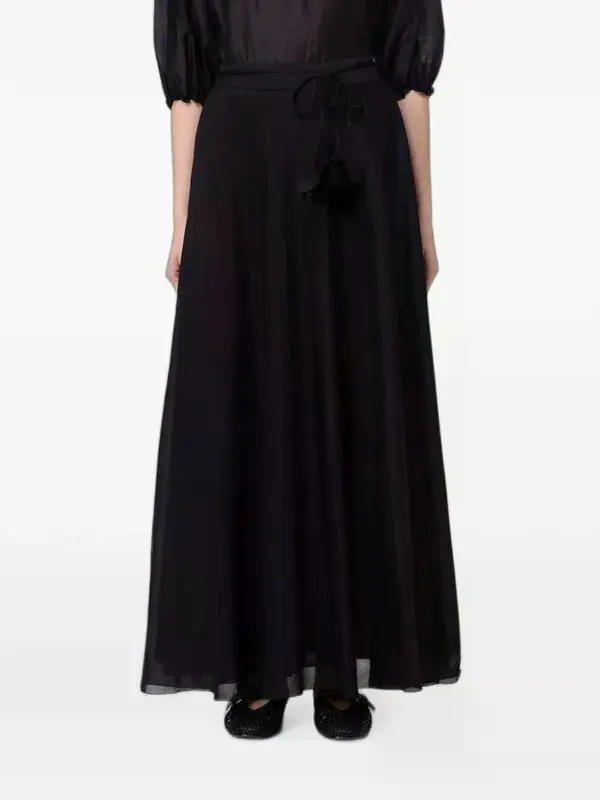 HANITA Floral Detail Long Skirt