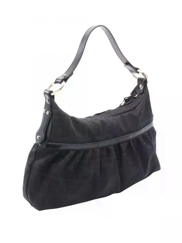 Fendi 2000-2010 Zucca Canvas Chef Shoulder Bag