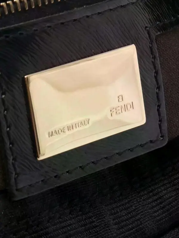 Fendi 2000-2010 Zucca Canvas Chef Shoulder Bag
