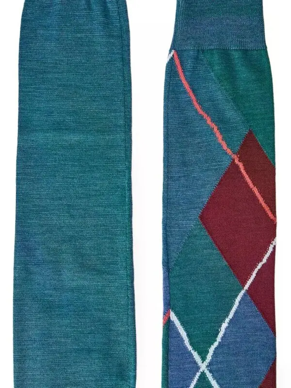 VIVIENNE WESTWOOD Orb-embroidered Arm Warmers - Green